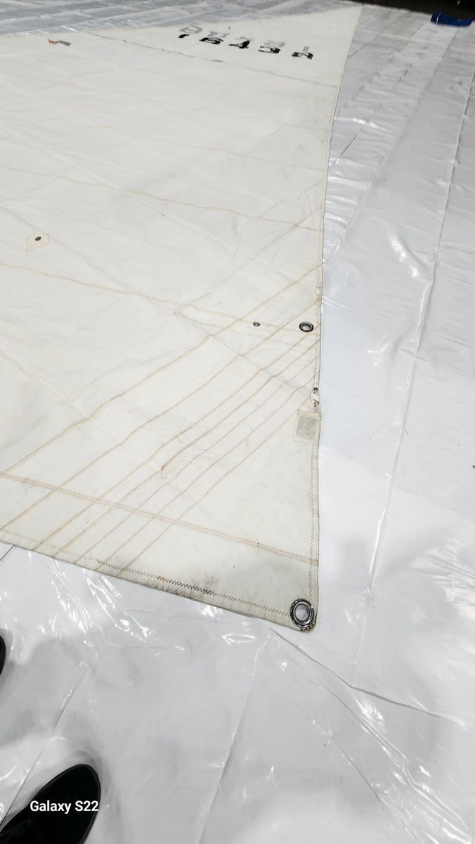 Dacron Headsail by Ulmer Sails in Good Condition 42.2' Luff – Sailbrite ...